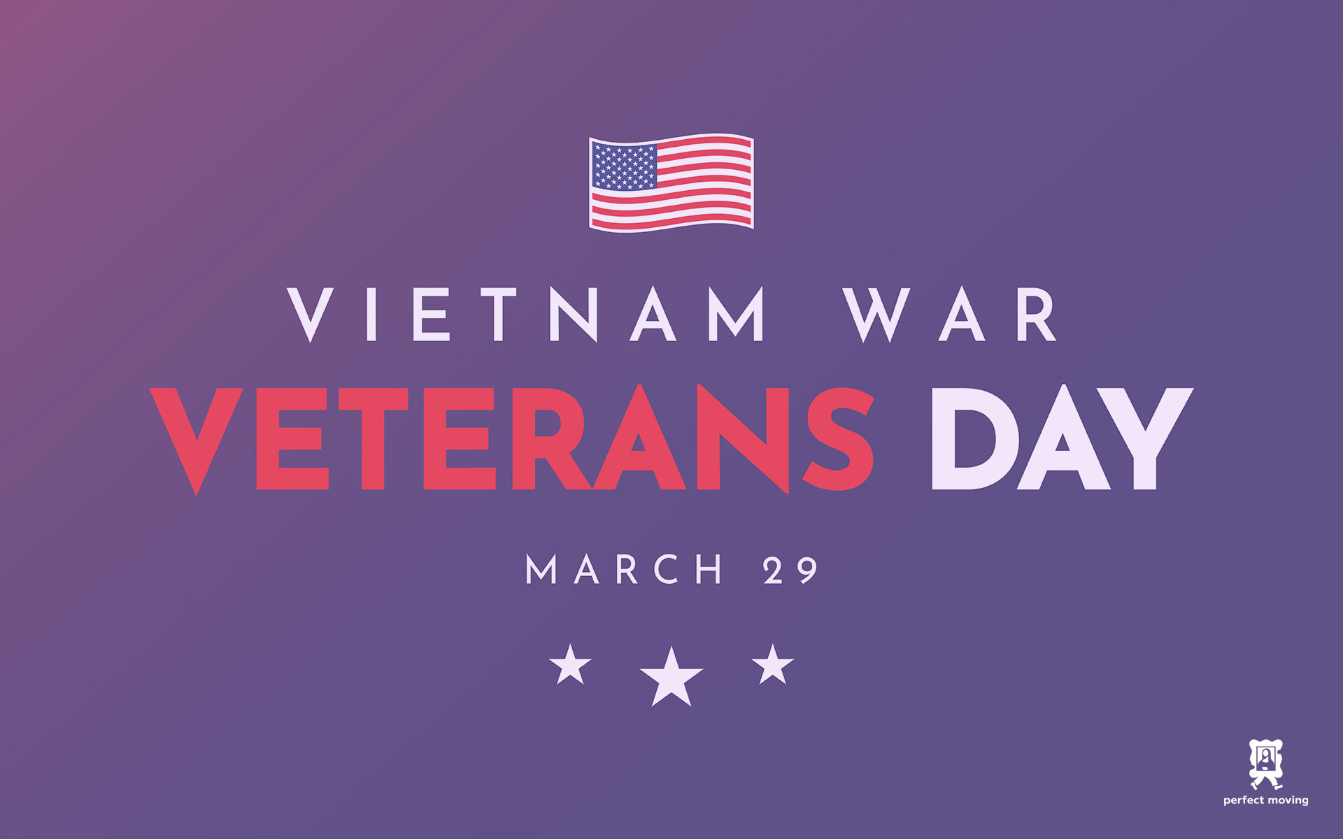 Perfect Moving honors our veterans and moves you forward.